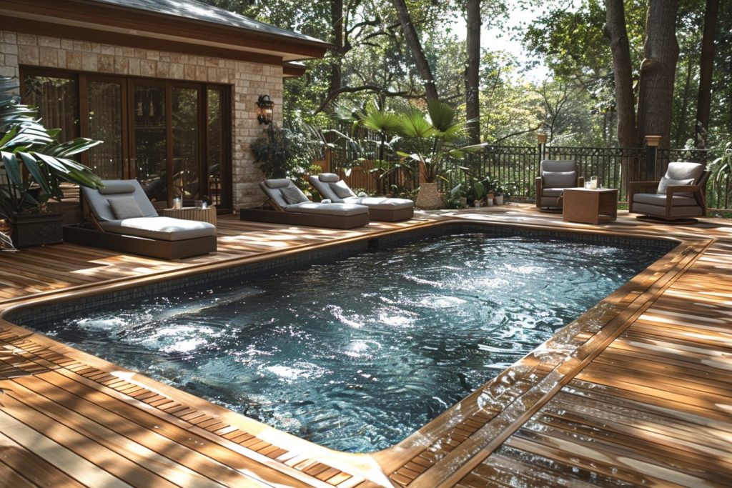 Créer la terrasse bois piscine parfaite avec margelle - Terrasses en Bois